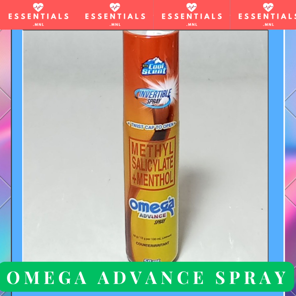 Omega Advance Spray Pain Reliever 50mL | Shopee Philippines