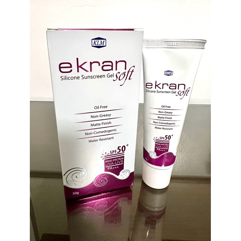 Ekran Soft SPF 50 PA+++ Silicone Sunscreen Gel 50g (Always New Stocks ...