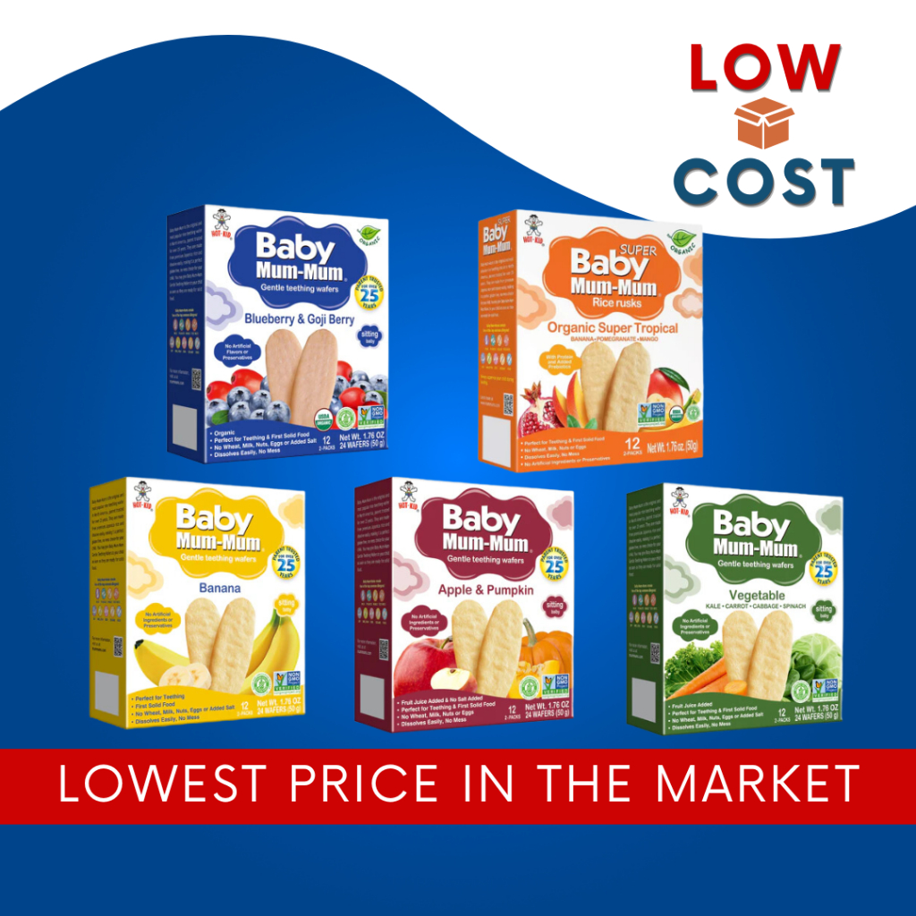 Low Cost PH | Mum-Mum, Original Rice Rusks, Banana, Apple Pumpkin, 24 ...