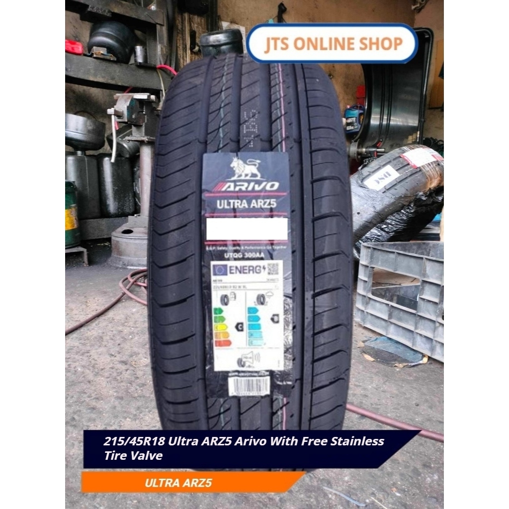 215/45R18 Ultra ARZ5 Arivo With Free Stainless Tire Valve (PRE-ORDER) | Shopee Philippines