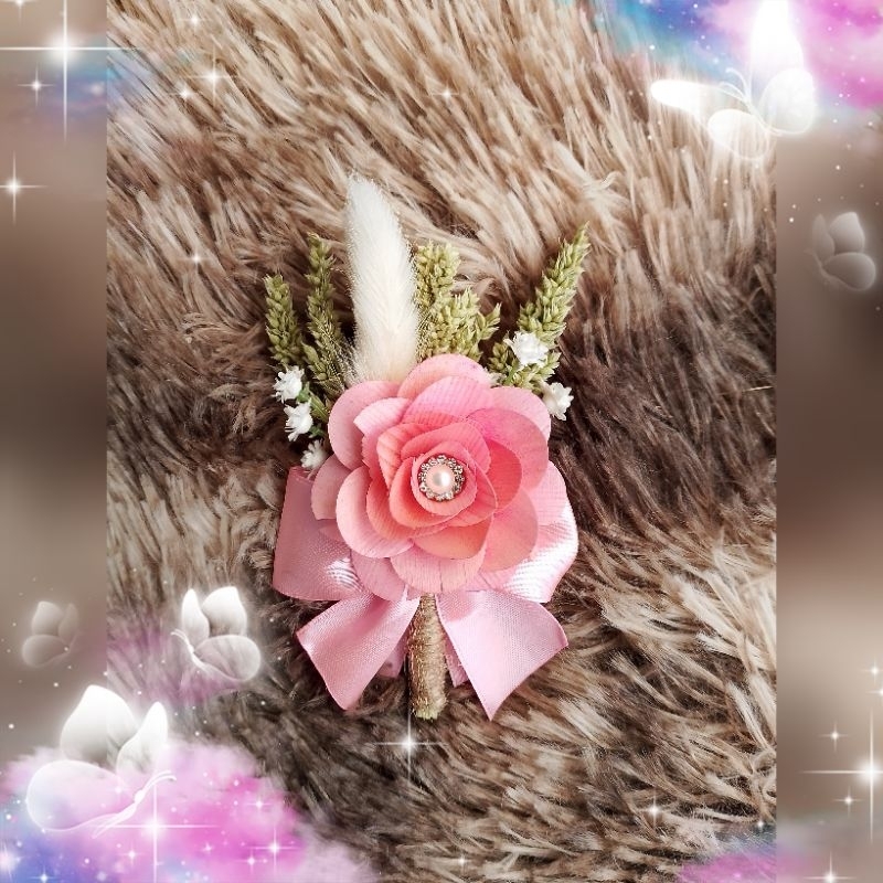 groom/groomsmen brooch corsage elegant with pin | Shopee Philippines