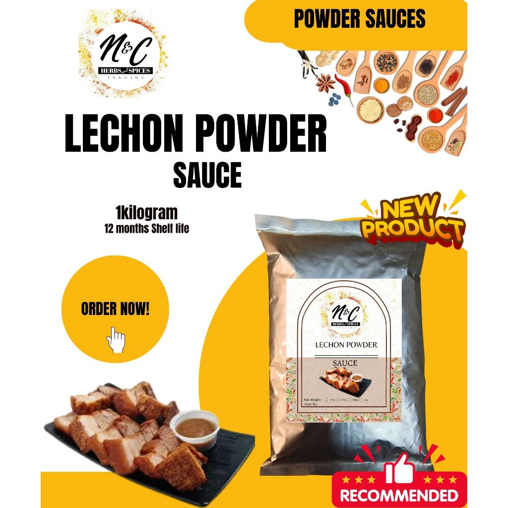 Lechon Powder Sauce 100grams, 250grams, 500grams, 1kilogram | Shopee ...