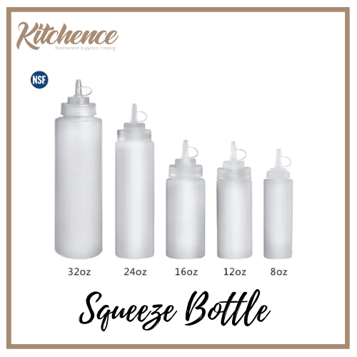 Clear Squeeze Bottle / Commercial Use | Shopee Philippines