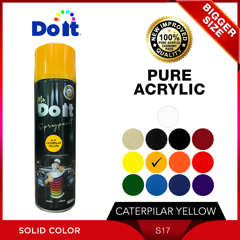 Mr Do It Spray Paint 500ml - Solid Colors | Shopee Philippines