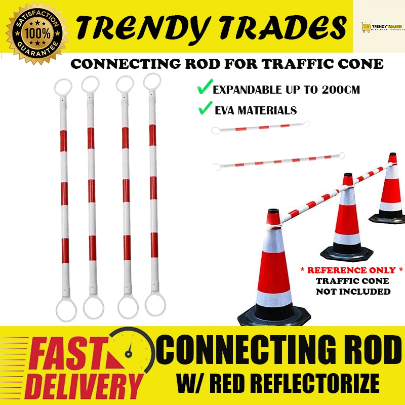 CONNECTING RODS FOR TRAFFIC CONES (REFLECTORIZED CONNECTING RODS) WHITE ...