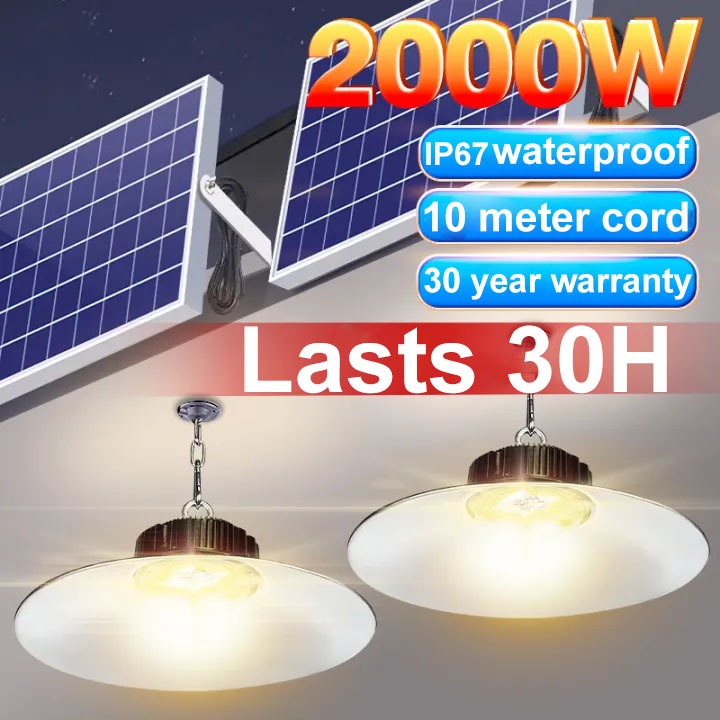 solar ceiling light solar pendant light Chandelier outdoor waterproof ...