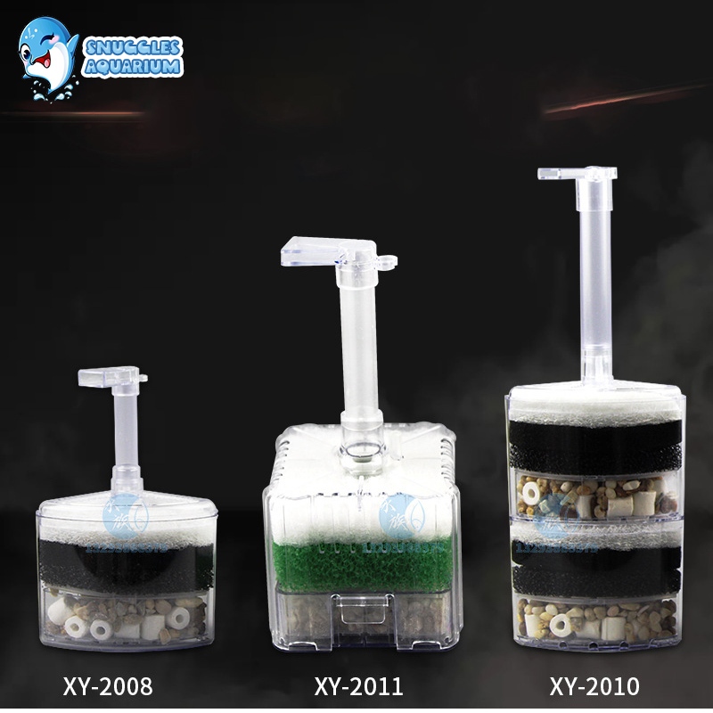 Aquarium corner filter Fish Tank Activated Carbon Filter Water Single ...