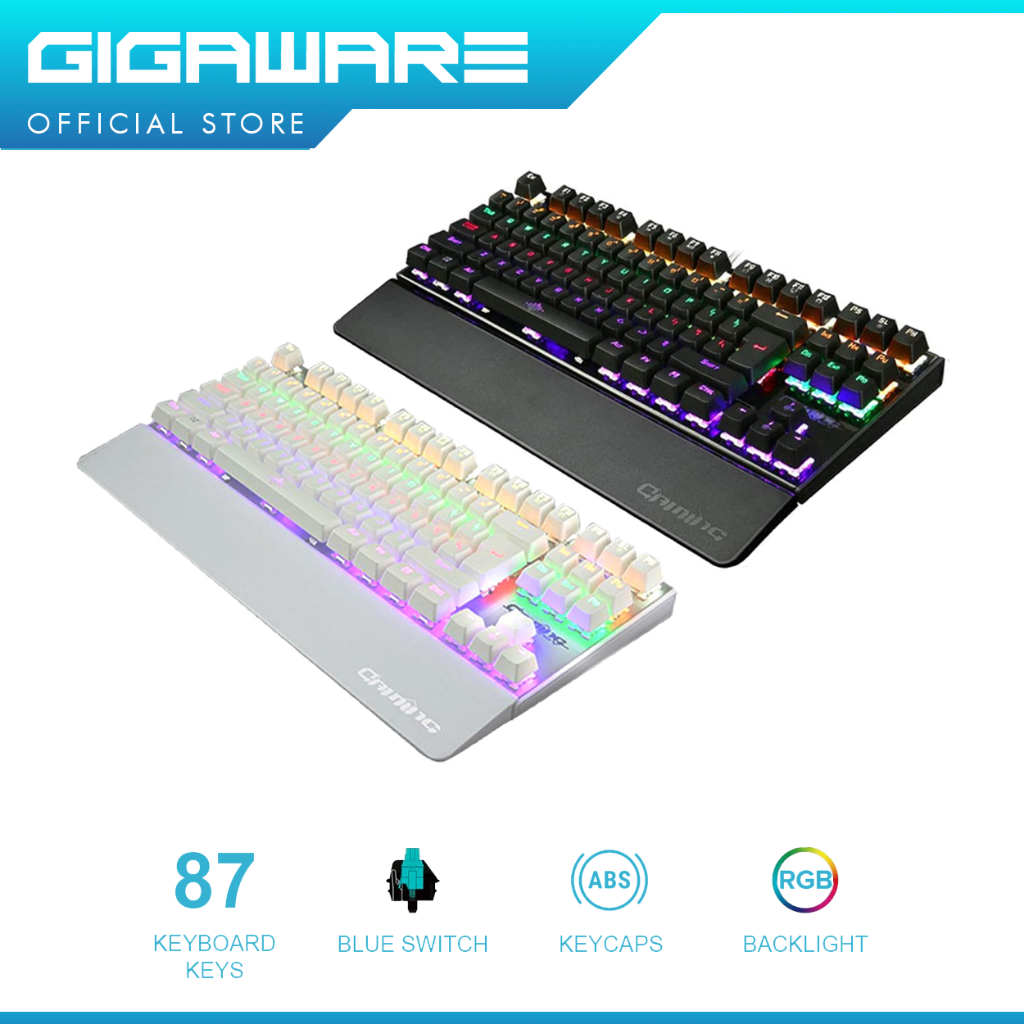Gigaware K28 Blue Switch Mechanical Keyboard Limited Edition (Clicky ...