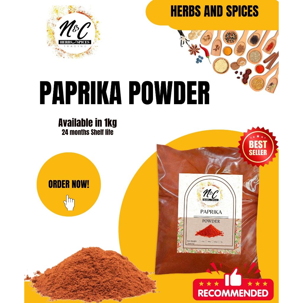 Spanish Paprika Powder 100grams, 250rams, 500grams, 1kilogram Herbs ...