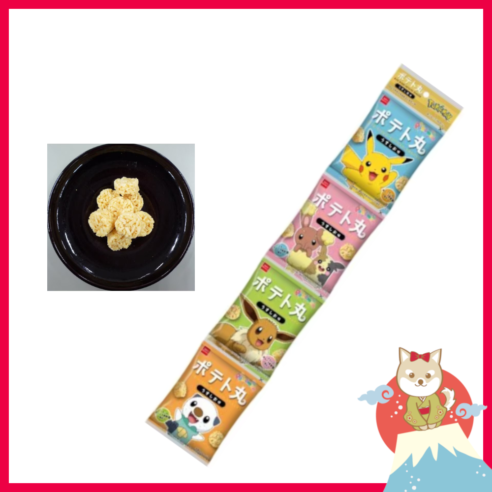 OYATSU COMPANY POKEMON Bite sized POTATO SNACKS 4packs 56g Japanese ...