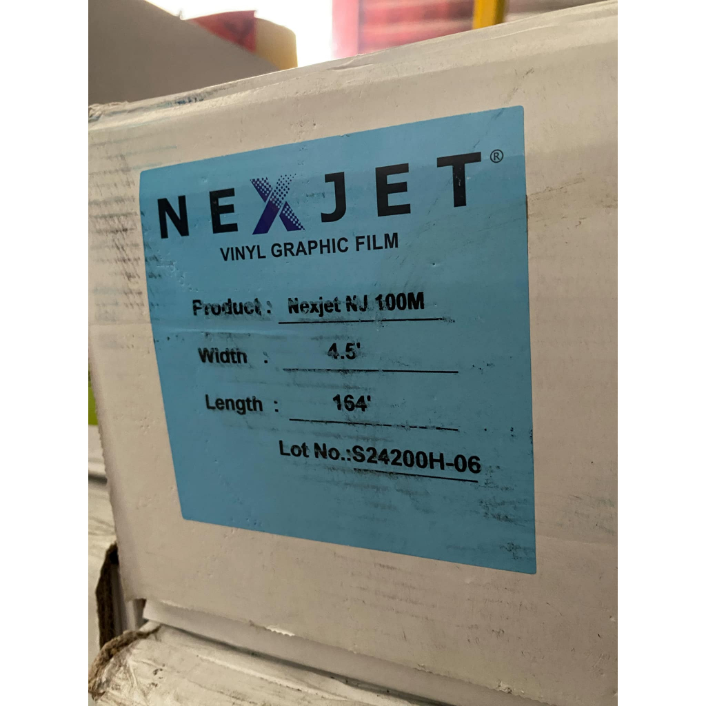 Nexjet NJ100 MATTE AND GLOSSY Vinyl Sticker 4.5ft x 164ft | Shopee ...