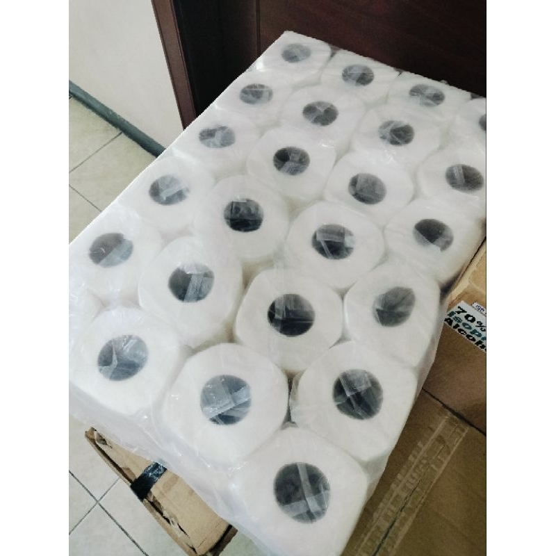 48 rolls Bathroom Tissue 3ply individually pack 600 sheets 200 pulls ...