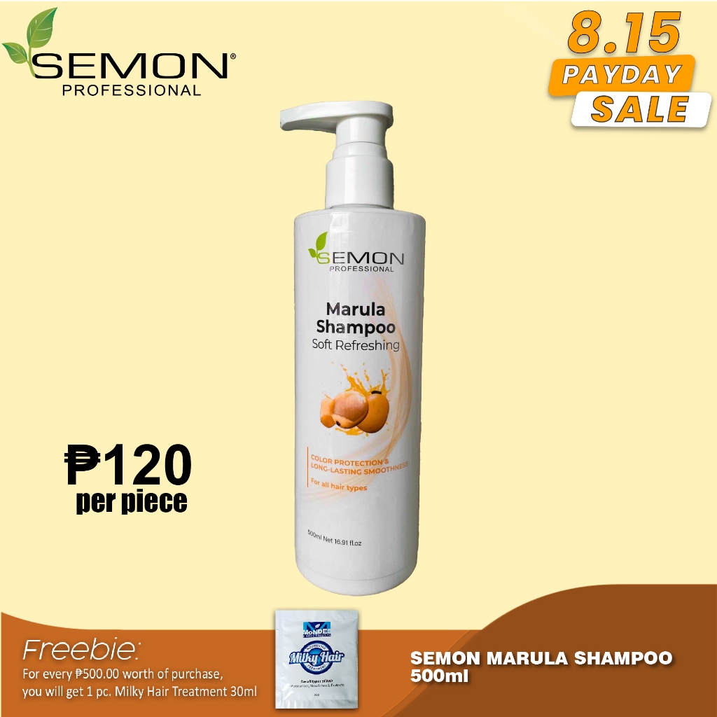 Semon Marula Shampoo 500ml | Shopee Philippines
