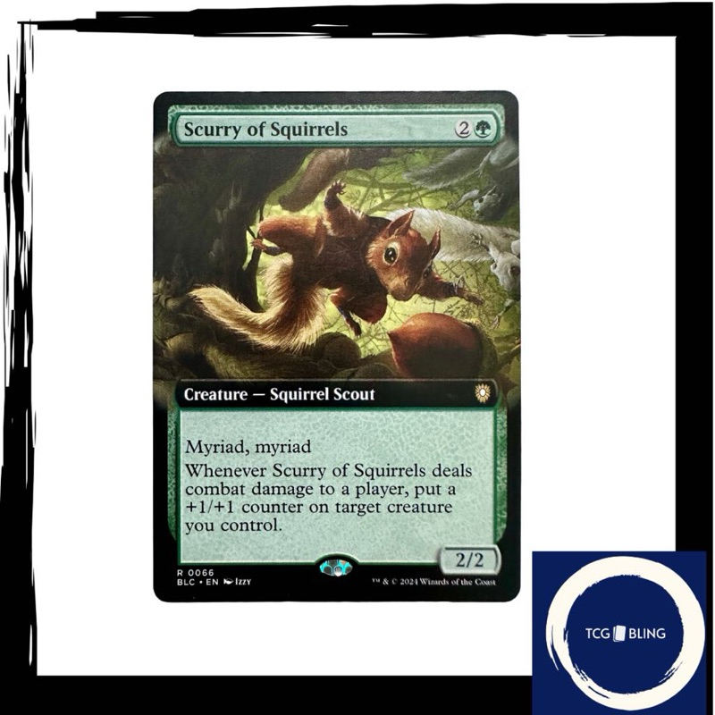 Scurry of Squirrels MTG - BLB (Extended Art) | Shopee Philippines