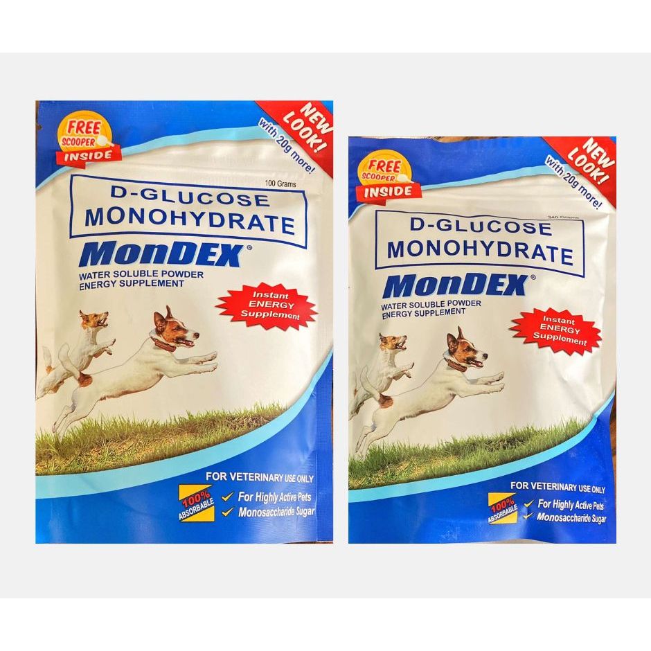 Mondex Dextrose Powder D-Glucose Monohydrate for Dogs 100grams and ...