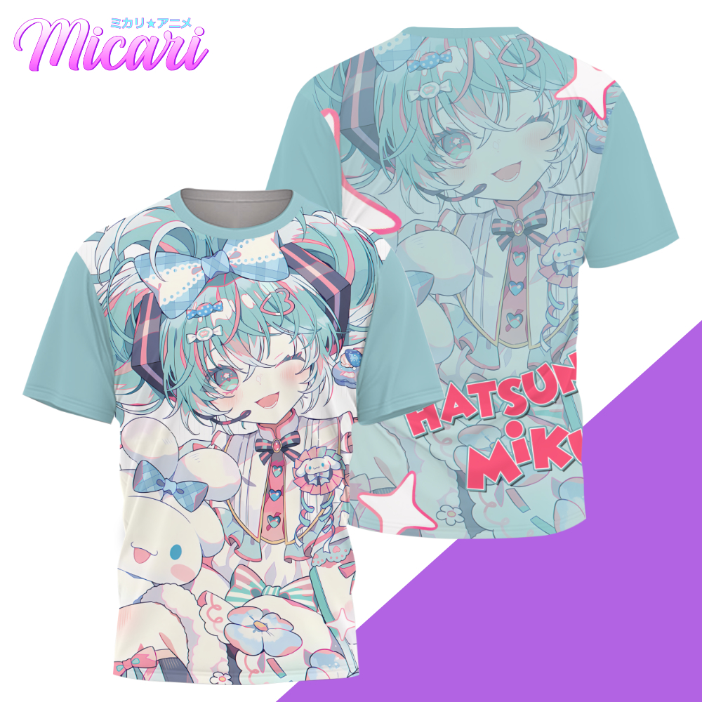 Micari Vocaloid Hatsune Miku Full Bleed Anime T-Shirt Full Bleed ...