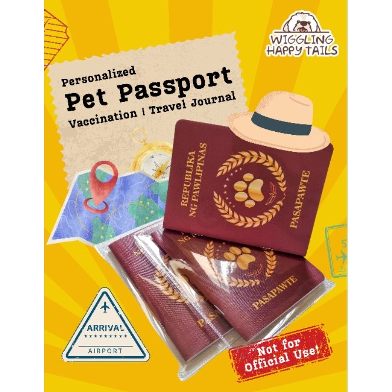 Pet Travel Passport Journal or for Vaccination - Pet Explorer ...