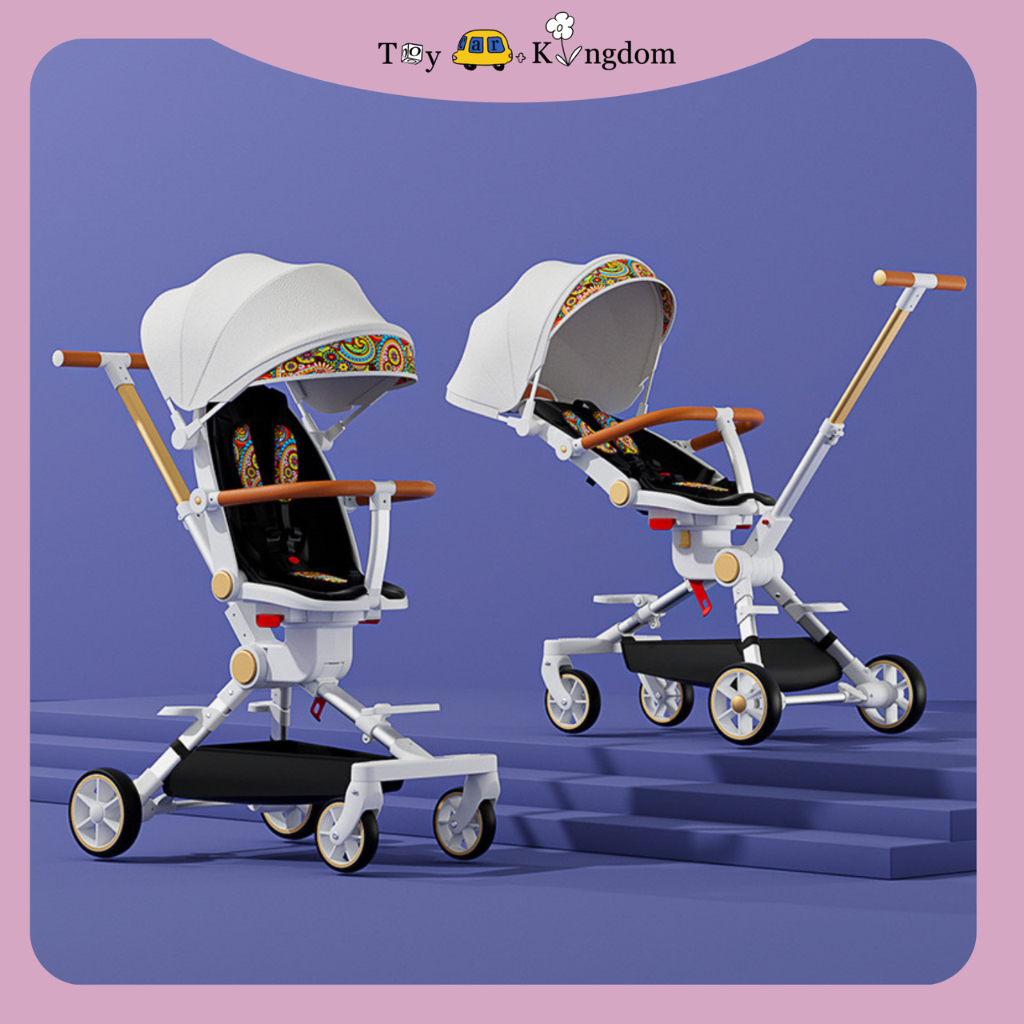 Trending Design New Baby Stroller One Key Rotate&Foldable/Reclinable ...