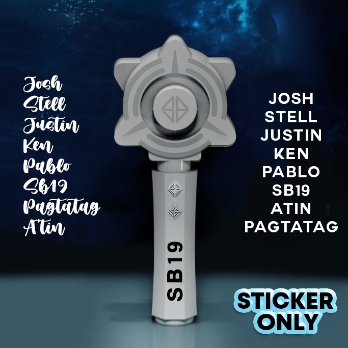 SB19 Stell Justin Pablo Josh Ken Waterproof Decal Vinyl STICKER ONLY ...