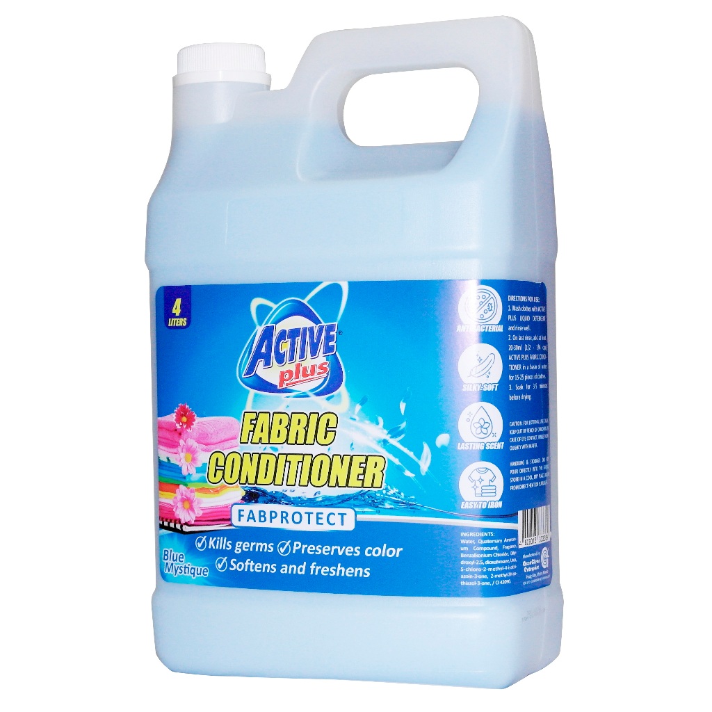 Active Plus Antibac Fabric Conditioner w/ Fabprotect 4 Liter / Fabcon 1 ...