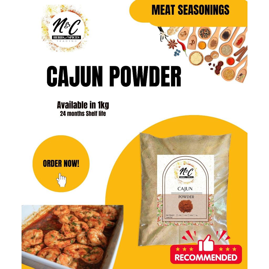 Cajun Seasoning Powder 100grams, 250grams, 500grams, 1kilogram Herbs ...