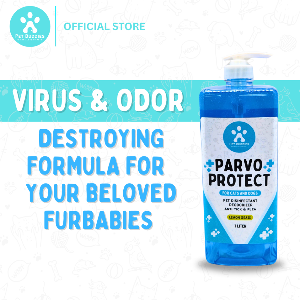 PARVO PROTECT VIRUS PET AREA DISINFECTANT AND DEODORIZER WITH ANTI TICK ...