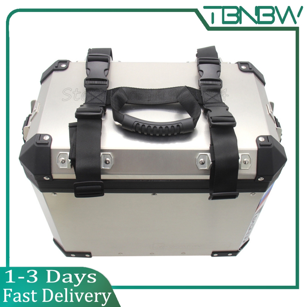 Alloy Side Box Saddlebags Pannier Handle Rope Motorcycle Side Boxes ...