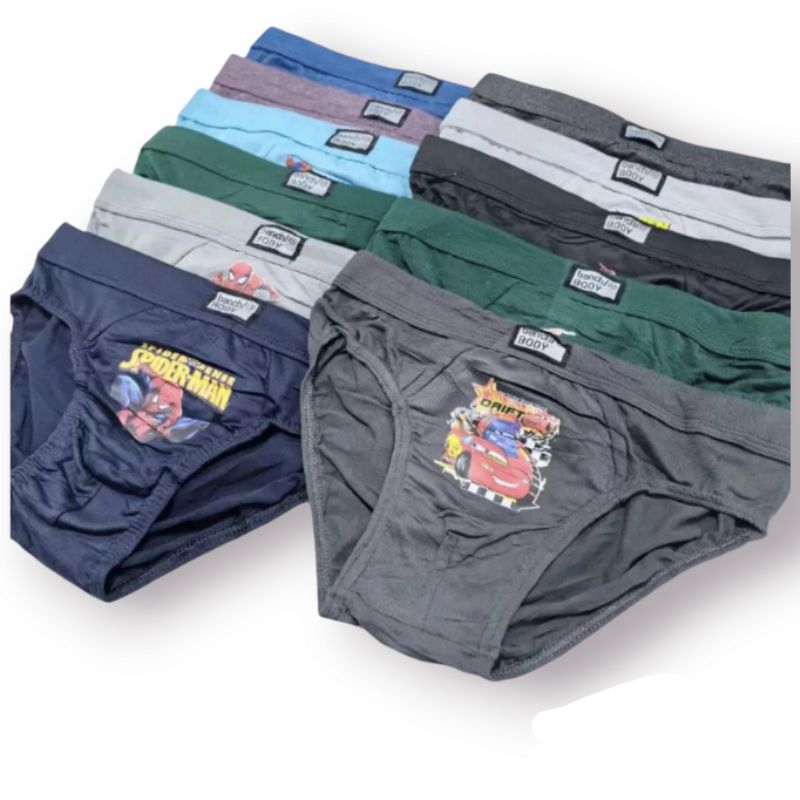 12/6pcs.kids brief for boys(3-10years old) | Shopee Philippines