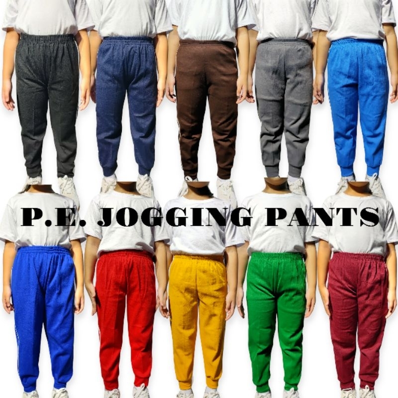 JOGGING PANTS P.E. school jogging pants | Shopee Philippines