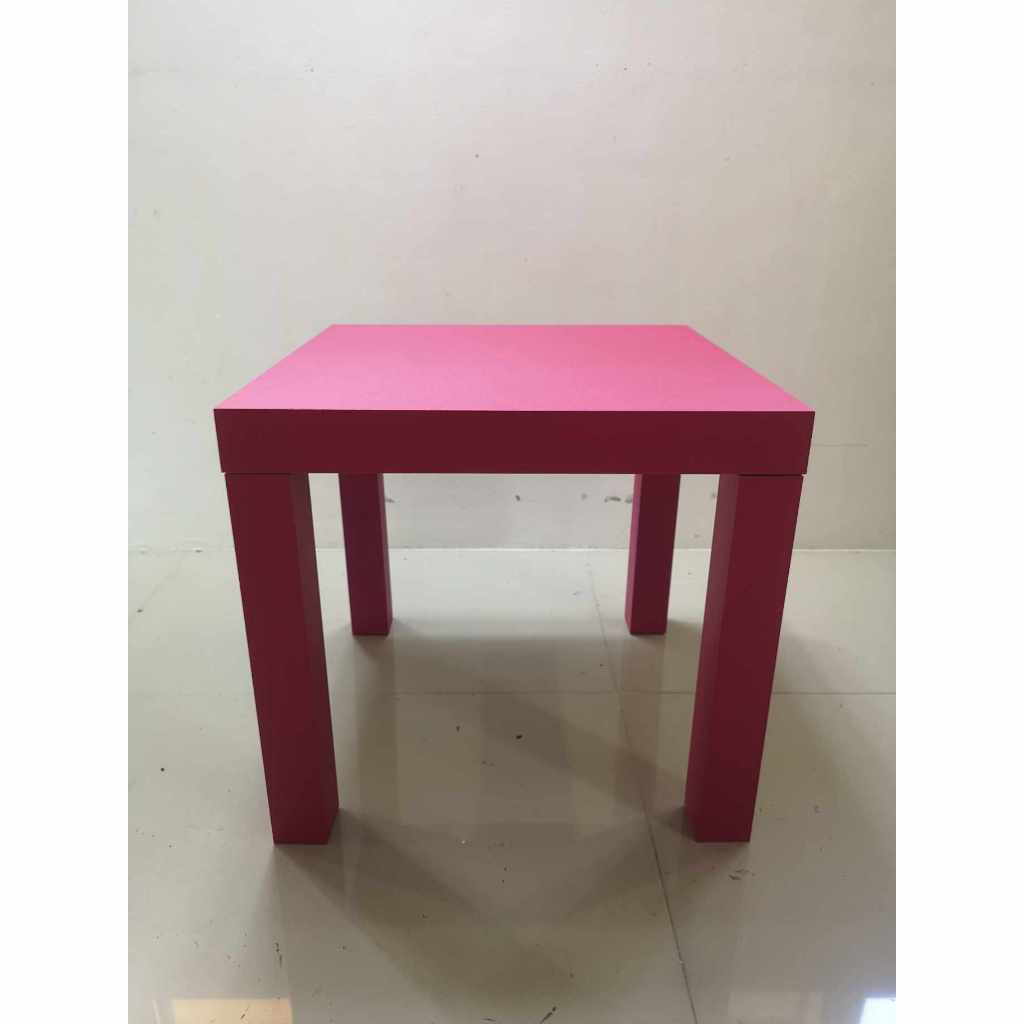 Red Wooden Square Table | Shopee Philippines
