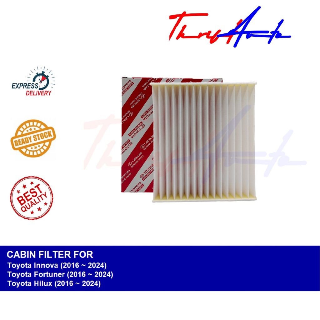 AC Cabin Filter for Toyota Innova (2016-2024), Fortuner (2016-2024) and ...