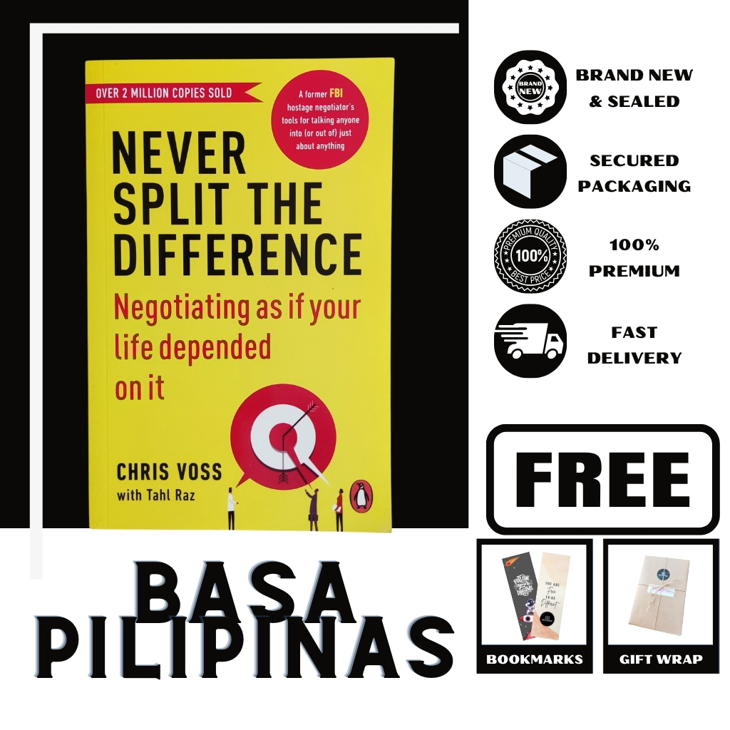 Premium: Never Split the Difference by Chris Voss (Softcover) Basa Pilipinas | Shopee Philippines