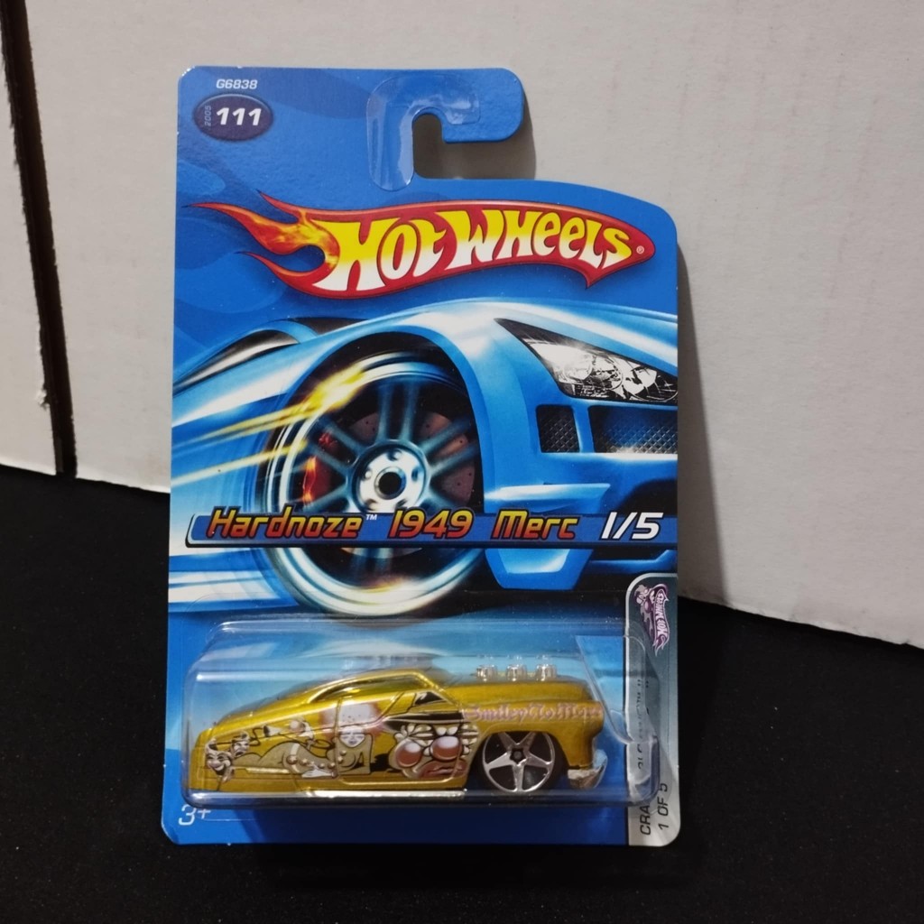 Hot Wheels Hardnoze 1949 Merc (Yellow Gold0 Crazed Clowns II Series ...