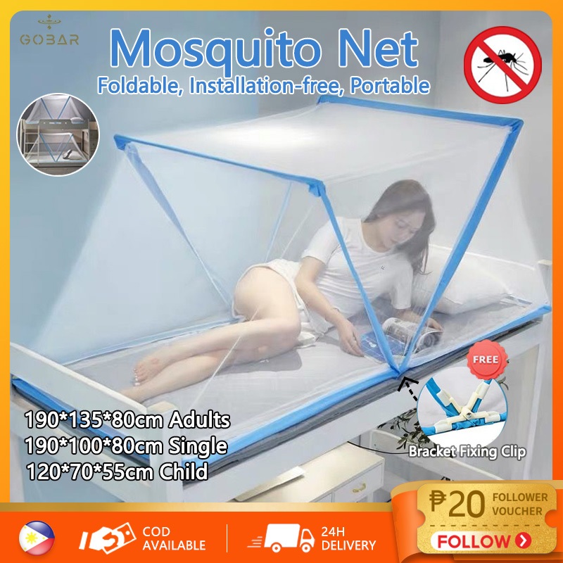 Foldable Mosquito Net 1.8 King/1.5 Queen Bed Size Mosquito Net Home ...