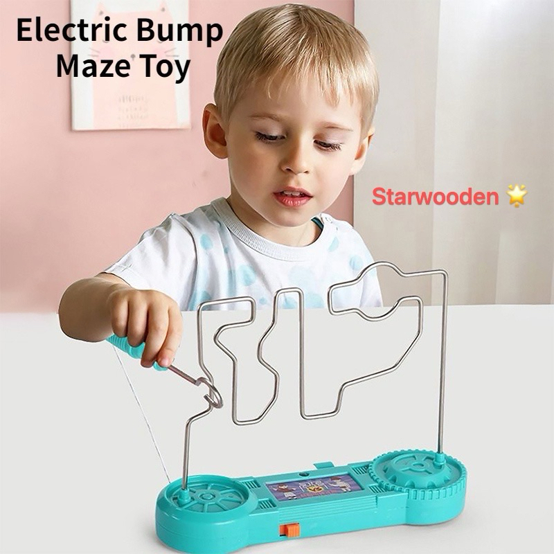 Electric Collision Maze Toy Kids Collision Electric Shock Touch Game ...