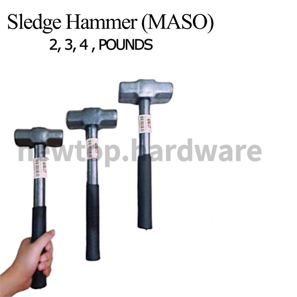 Metal Hammer 2pounds,3pounds & 4pounds/Maso | Shopee Philippines