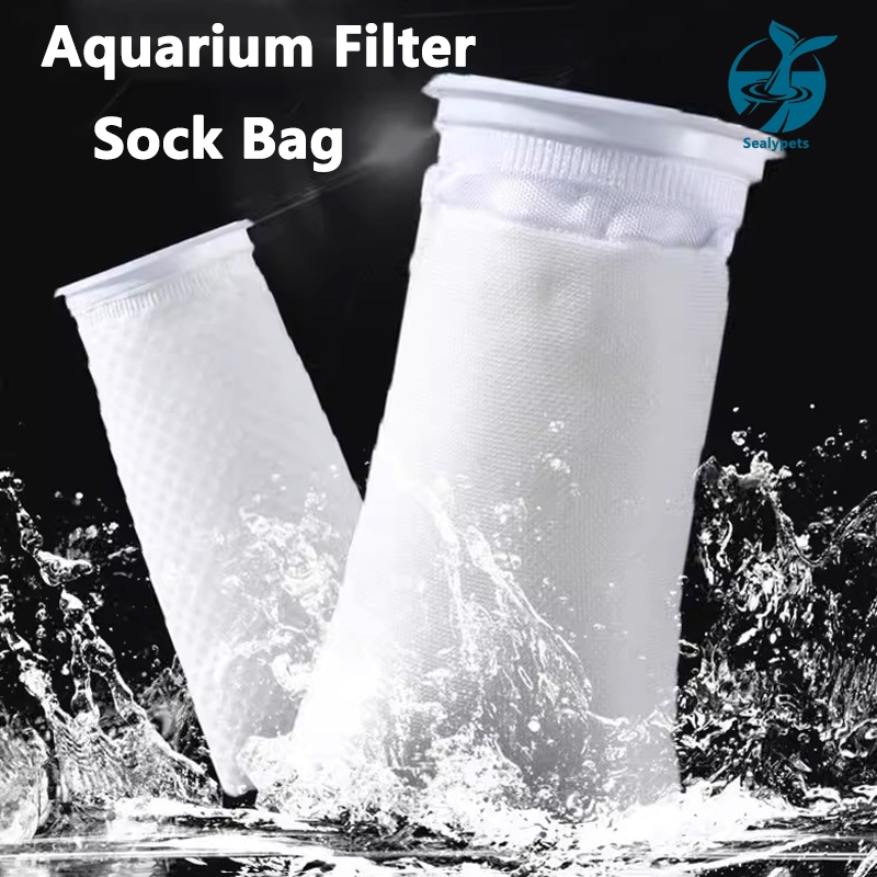 Aquarium Filter Sock Bag Filter sock holder Sump felt sock mesh net bag ...