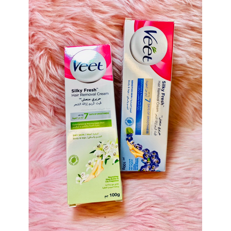 Veet Hair Skin REmoval 100g EXP:2027 UAE | Shopee Philippines