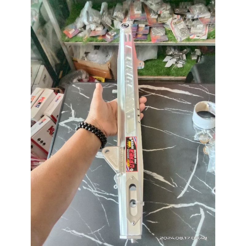 swing arm alloy +3 upper speed double pin wave xrm honda smash pantra ...