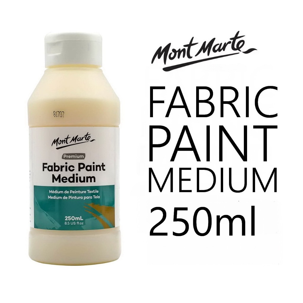 Mont Marte Fabric Paint Medium Premium 250ml (8.5 US fl.oz) | Shopee ...