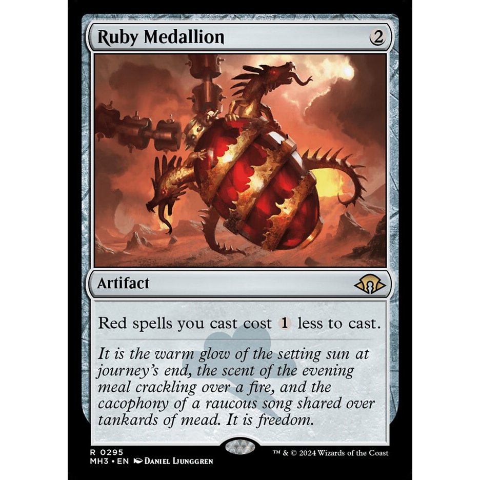 MTG Singles: Ruby Medallion NM Colorless MH3 Modern Horizons 3 | Shopee ...