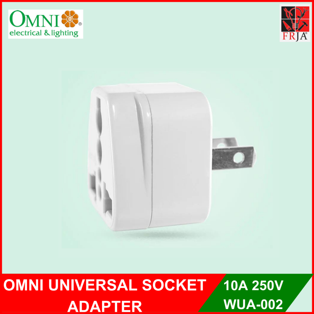 OMNI UNIVERSAL SOCKET ADAPTER 10A 250V- WUA-002 | Shopee Philippines