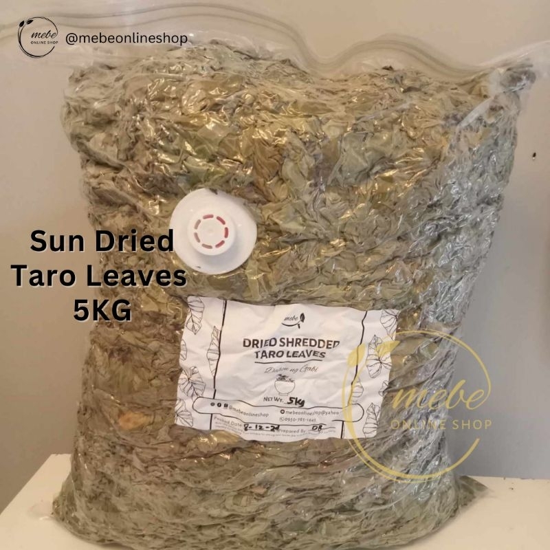 5kg Dried Taro Leaves/ Pinatuyong Dahon ng Gabi/Katnga/Natong/Laing ...