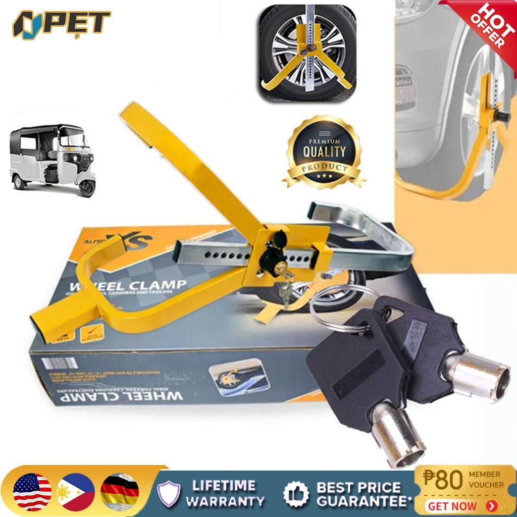 local stockHeavy Duty Car Wheel Lock Clamp Boot Tire Claw Parking Lock ...