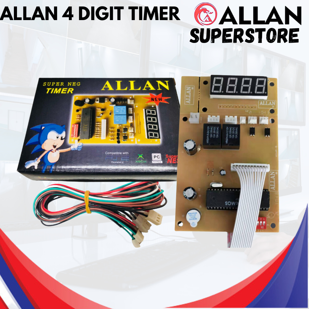 Allan Superstore 4 Digit Timer For Pisonet / Pisowifi / Vending Machine ...