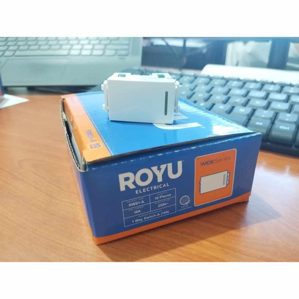 ROYU Wide Series Gang Switch (1-Way) | Shopee Philippines