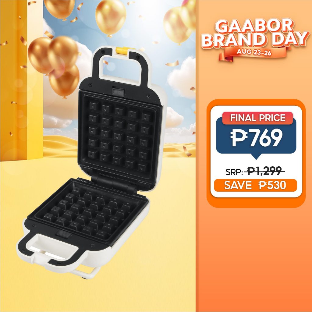 Gaabor Portable Sandwich Waffle Maker Multifunctional Breakfast Machine ...