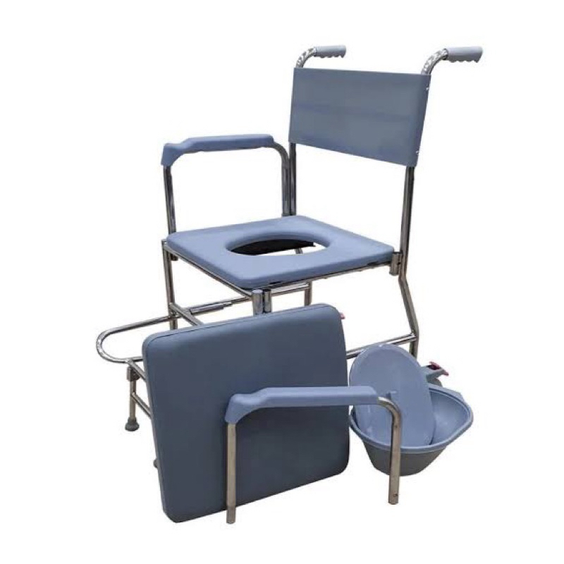 STANDARD COMMODE CHAIR WITH WHEELS AND WITHOUT WHEELS | Shopee Philippines