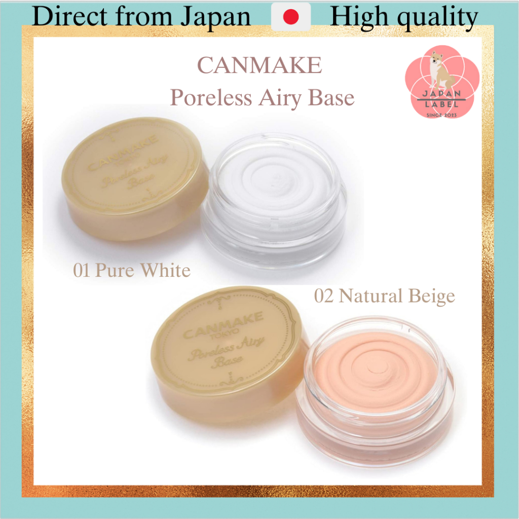 Canmake Poreless Airy Base 01 Pure White / 02 natural beige , Makeup ...