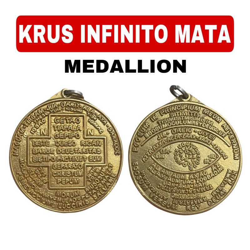 Krus Mata Engraved Medallion | Shopee Philippines